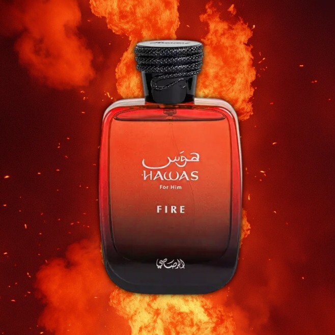 Hawas Fire for Him by Rasasi EDP Eau De Parfum Spray - 100ml (New ...