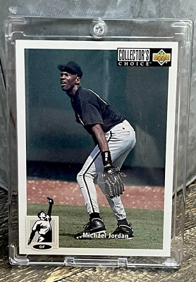 Michael Jordan BASEBALL ROOKIE CARD - AUTHENTIC / ORIGINAL - Upper Deck ...