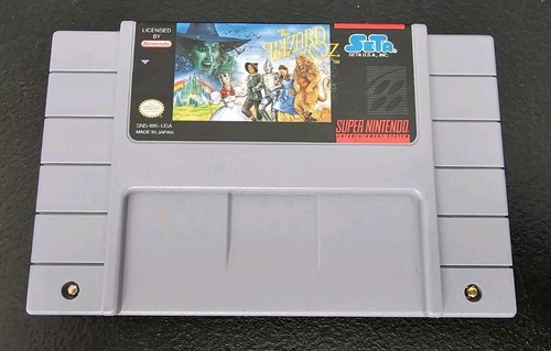 The Wizard Of Oz Super Nintendo 1992 SNES Video Game Only Tested ...