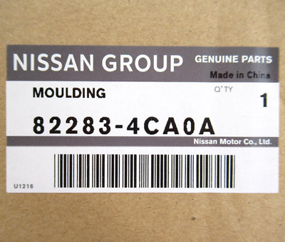 Genuine OEM Nissan 82283-4CA0A Driver LH Front Sash Molding 2017-2019 ...
