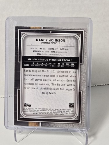 2023 Topps Museum Collection - Randy Johnson #8 Gold /299 for sale ...