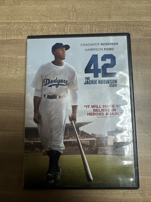 42: The Jackie Robinson Story (DVD, 2013, Chadwick Boseman, Harrison ...