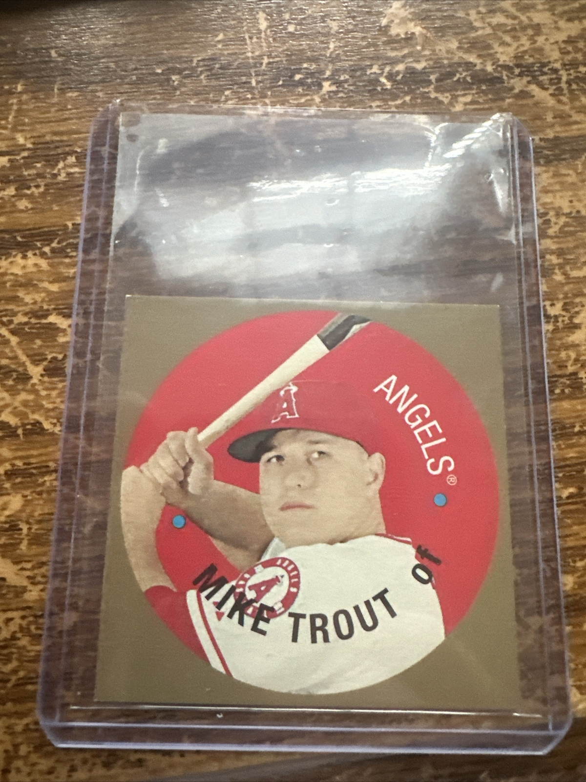 2016 Topps Heritage 1967 Discs Mike Trout #67TDC-MT NM+ Angels Insert ...
