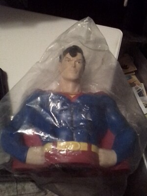 Dc Comics Superman Bank Bust Money Box Superhero | eBay