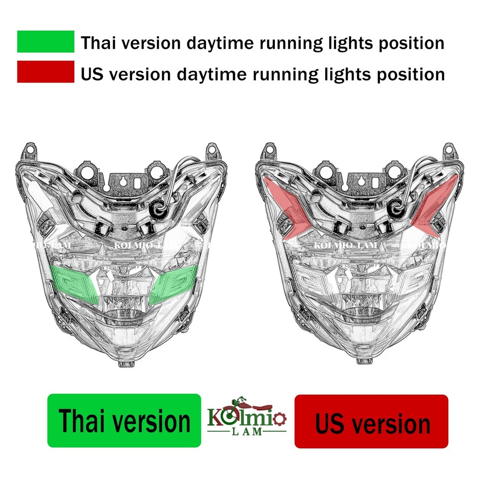 Fit For Honda CB650F CBR650F 2018-2021 Headlight Assembly Headlamp ...