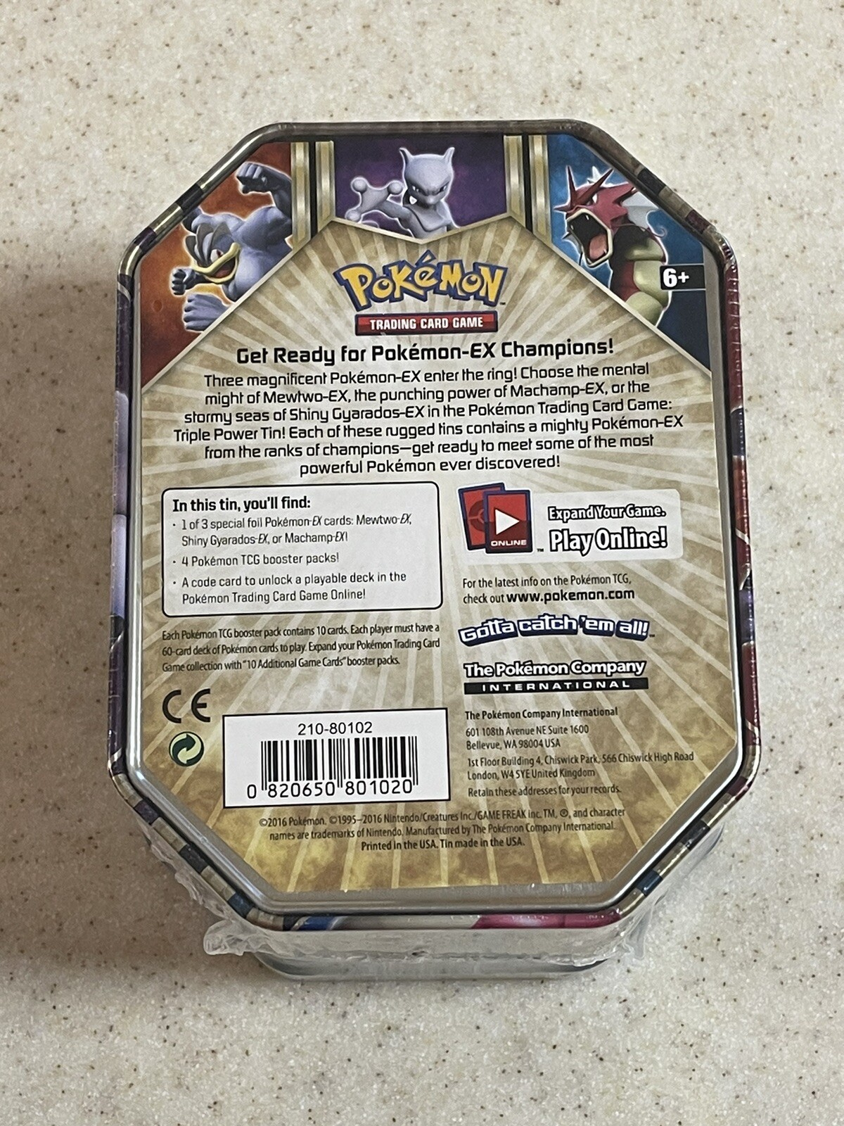 Pokémon Trading Card Game Machamp EX 2016 Champions Tin Set for sale ...