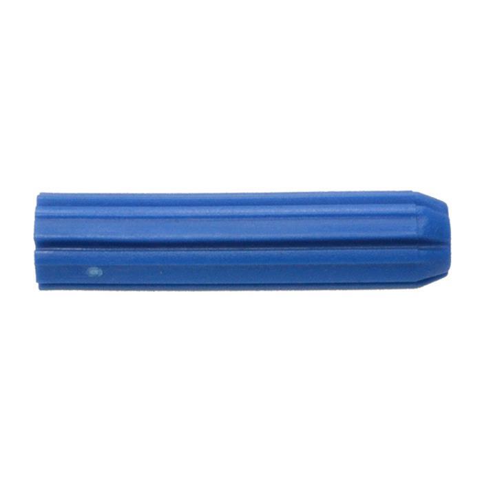 Pack of 500 Blue PVC 8mm x 35mm Masonry Star Wall Plug Anchor suit 14 ...