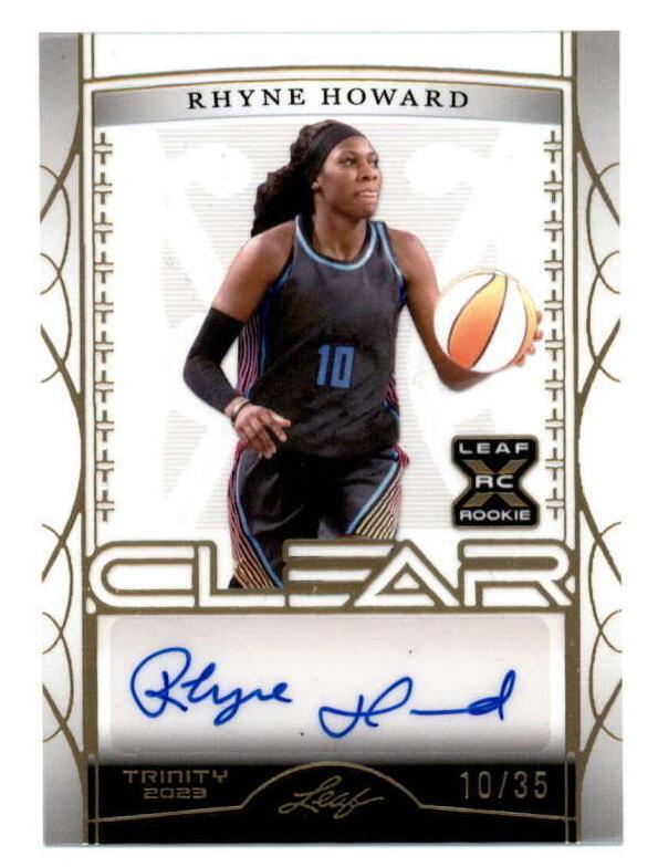 2022-23 Leaf Trinity - Rhyne Howard #BA-RH1 Gold /35 (AU, RC) for sale ...