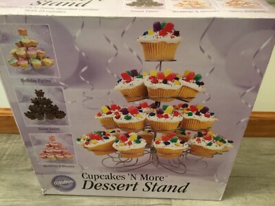 Wilton Cupcakes-N-More Dessert Stand -NIB - Holds 23 Cupcakes | eBay