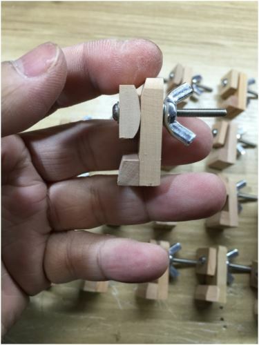 Hull planking clamps for model ship PLANKING clamps, pear wood, 10 pcs ...