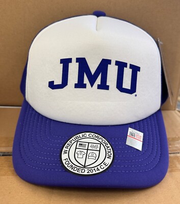 James Madison University Foundation Dukes JMU Trucker Mesh Snapback ...