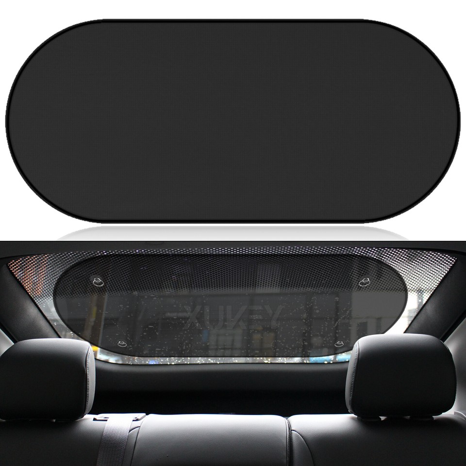 Universal Rear Window Screen Sun Shade Mesh Cover Windshield Sunshade ...