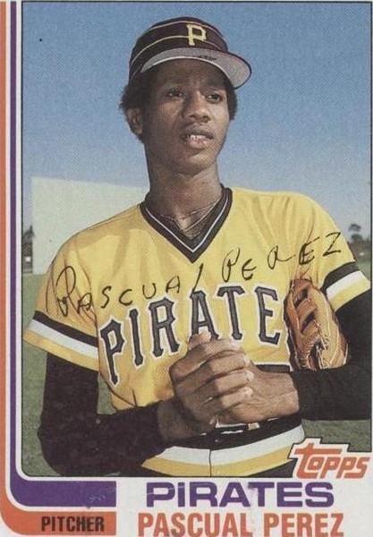 1982 Topps - Pitcher Position on Front #383 Pascual Perez for sale ...