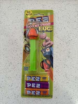 ERROR PEZ CANDY DISPENSER ANT Pink Panther European on US BUGZ Card | eBay