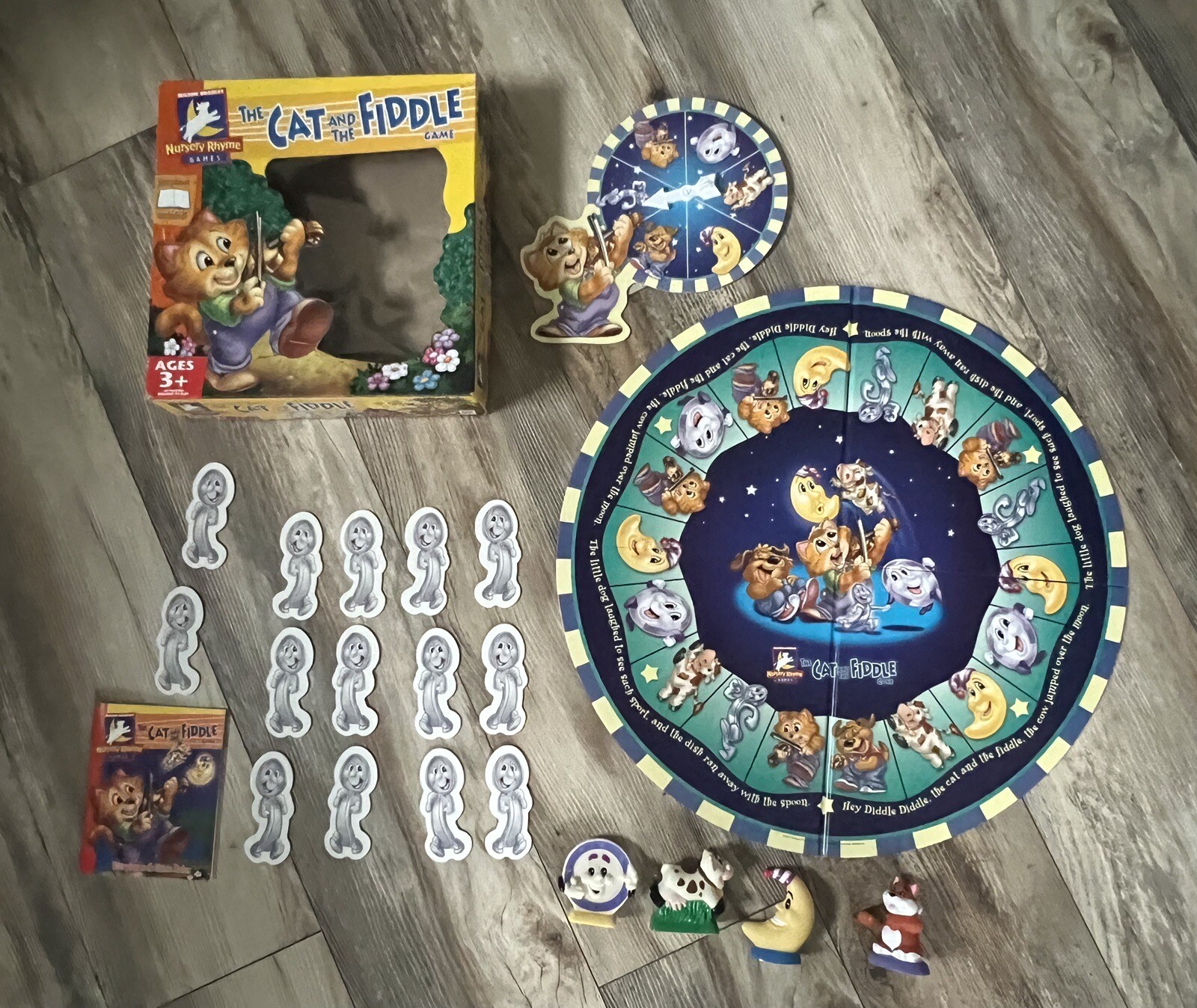 RARE "The Cat And The Fiddle" Game by Milton Bradley - 2003 - 100% ...