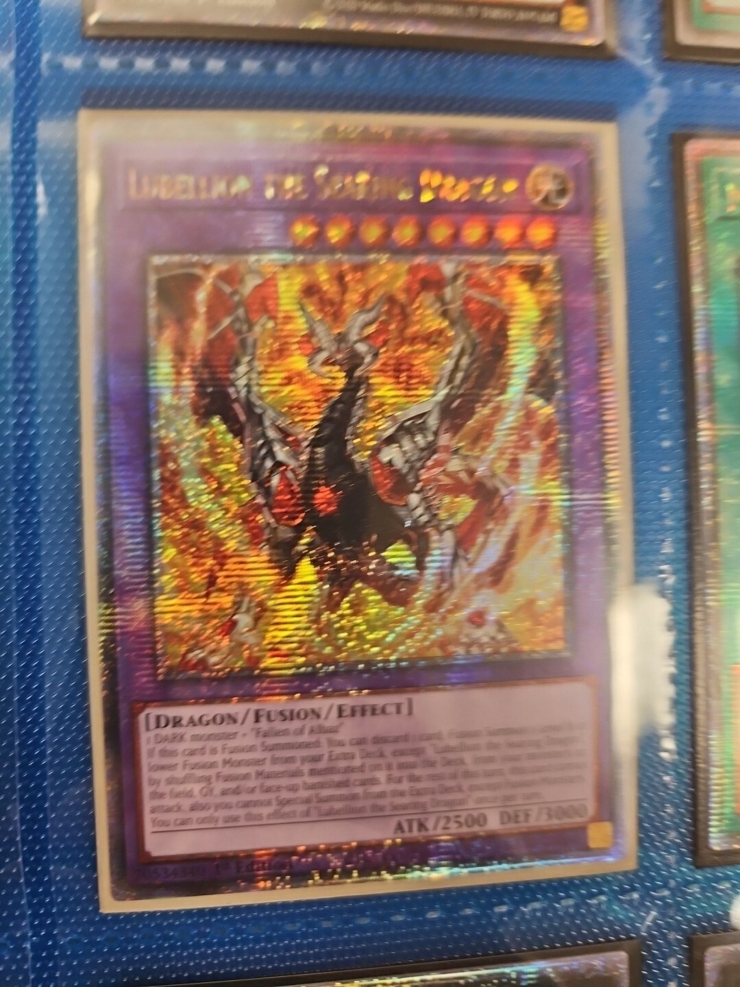 NM yugioh lubellion the searing dragon Quarter Century Secret | eBay