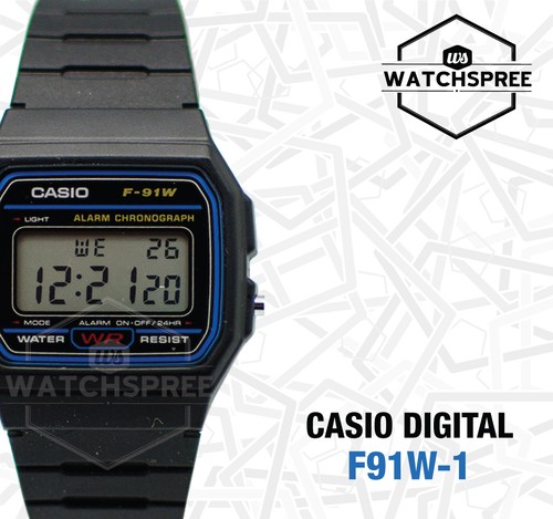 Casio Digital Watch F91W-1D F-91W-1 | eBay