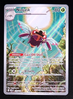 Ninjask 137/132 Pokémon Mega Evolution Holo Illustration Rare NM | eBay
