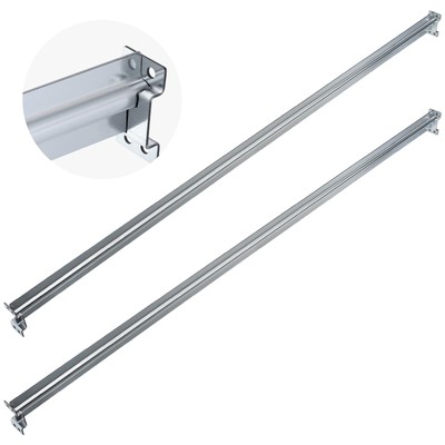 2 Pack Universal File Bars for Filing Cabinet Lateral Front to Back ...