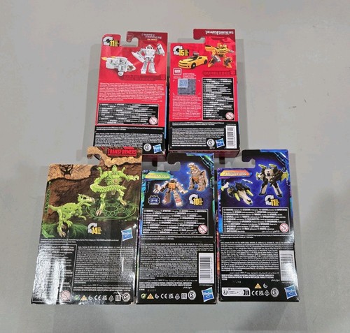 Transformers Core Class Lot Of 5 BUMBLEBEE Spike Megatron Grimlock Etc ...