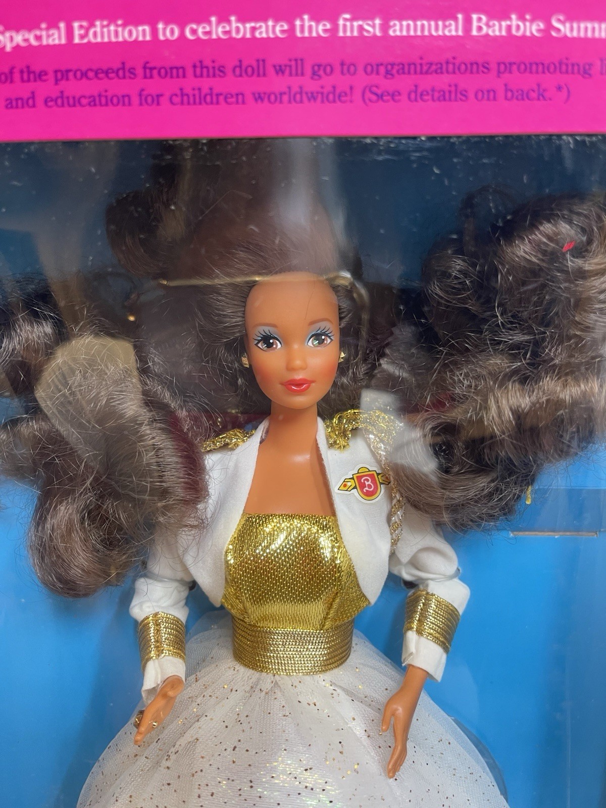 1990 Mattel #7029 Barbie Doll NRFB, First Annual Barbie Summit