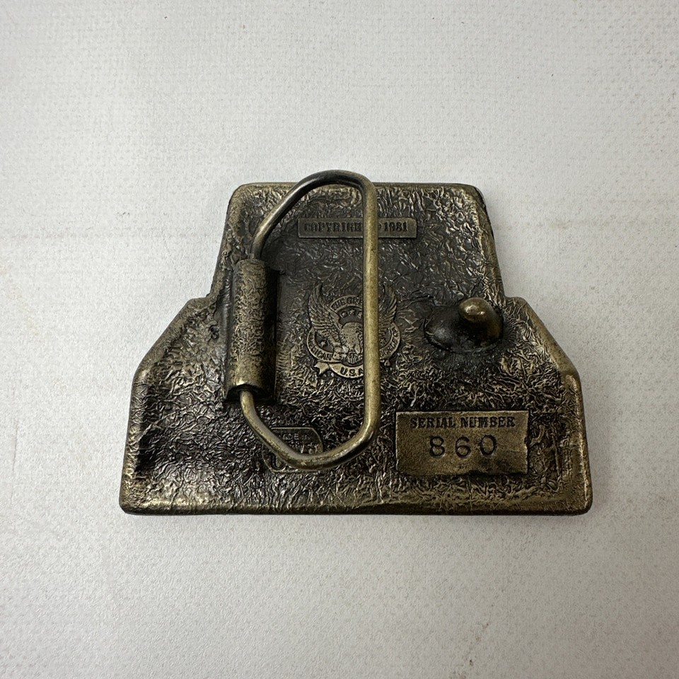 The Great American Buckle Co 1981 Vintage Retro Computer Belt Buckle | eBay