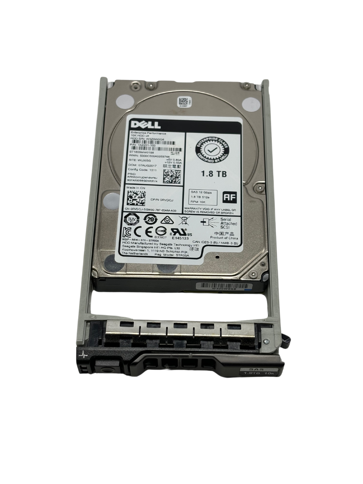 Dell RVDCJ 1.8TB 10K 12G 512e SAS Hard Drive ST1800MM0198 1XZ231-150 ...