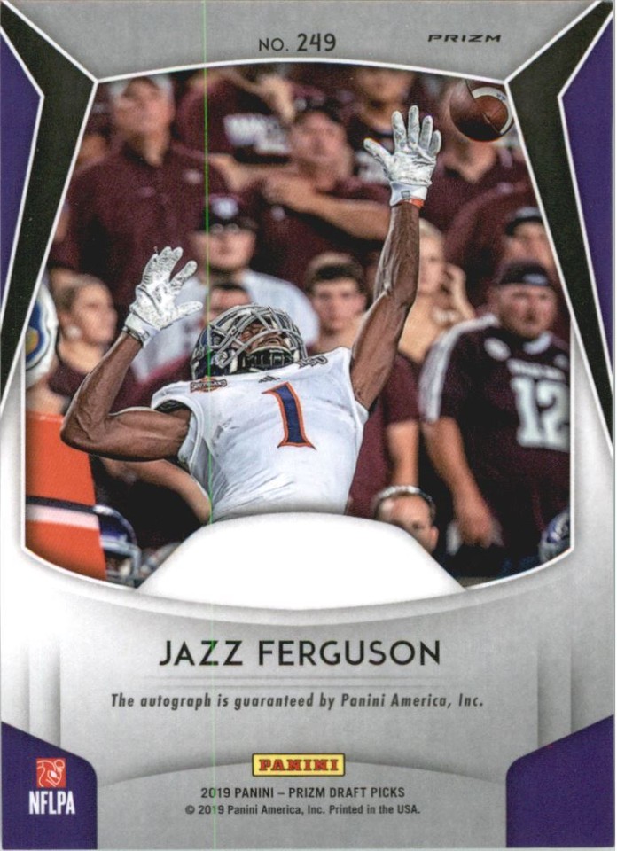2019 Panini Prizm Draft Picks Autograph Prizms #249 Jazz Ferguson | eBay