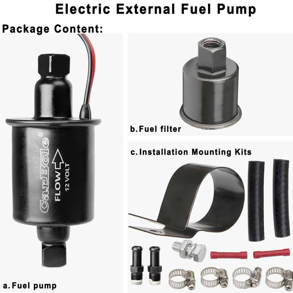 Advanced Universal Fuel Pump Electric Gas Diesel Inline Low Pressure 5 ...
