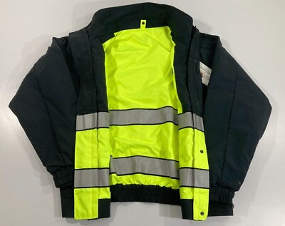 FLYING CROSS 73160A LAYERTECH SMALL SHORT REVERSIBLE JACKET HIGH-VIS ...