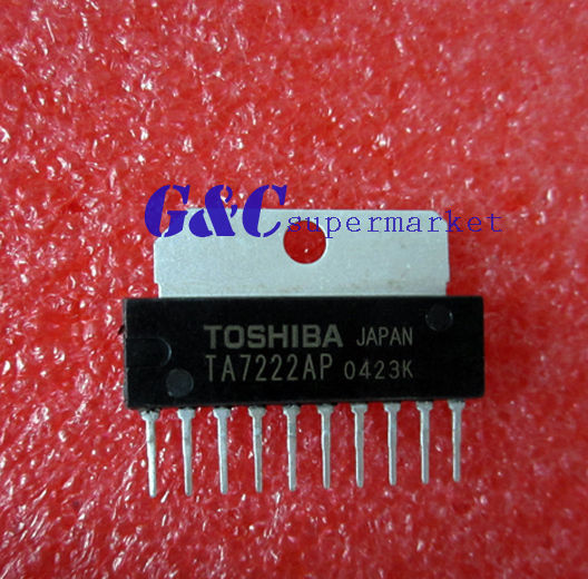 2PCS IC TA7222AP TA7222 ZIP-10 TOSHIBA 5.8W AUDIO POWER AMPLIFIER | eBay