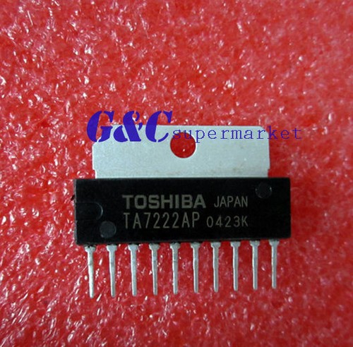 2PCS IC TA7222AP TA7222 ZIP-10 TOSHIBA 5.8W AUDIO POWER AMPLIFIER | eBay