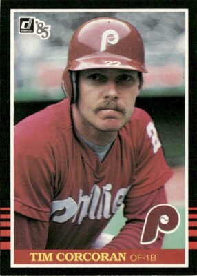 1985 Donruss #381 Tim Corcoran Philadelphia Phillies | eBay