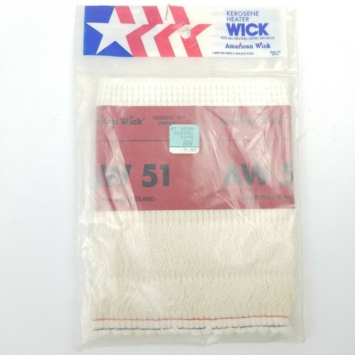 American Wick Company Kerosene Heater Replacement Wick AW-51New Old ...