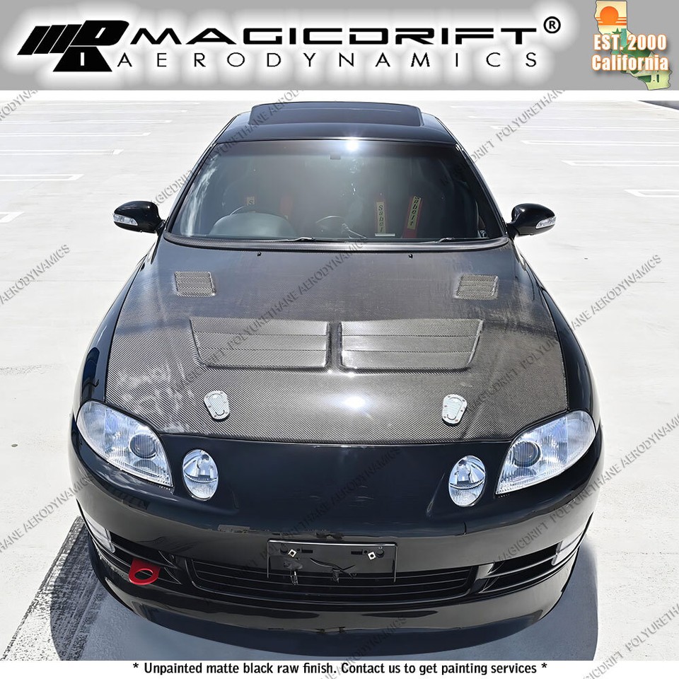 For 92-96 Lexus SC400 SC300 JDM WS Style Front Bumper Lip Chin Spoiler ...