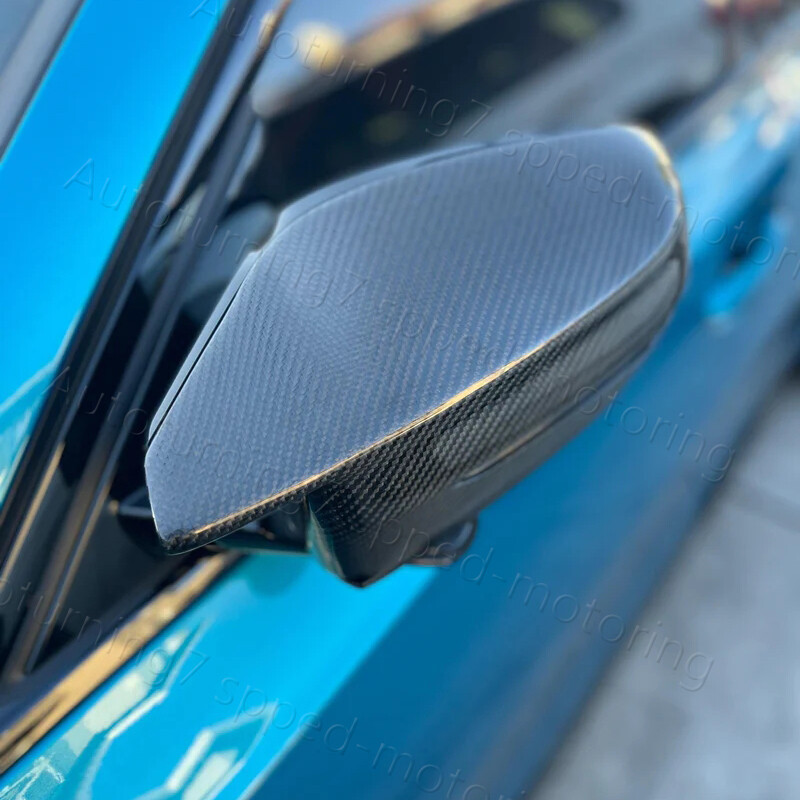 For 2021-24 BMW G80 M3 G82 M4 G87 M2 Dry Carbon Side Mirror Covers Caps ...