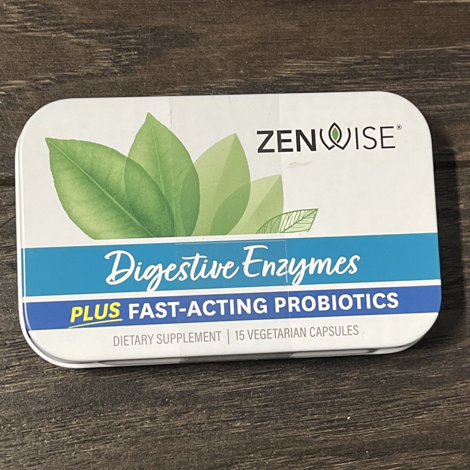 Zenwise Digestive Enzymes - Probiotic Multi Enzymes with Probiotics and ...
