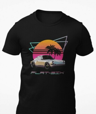 Retro Wave Flat-Six T-Shirt | eBay