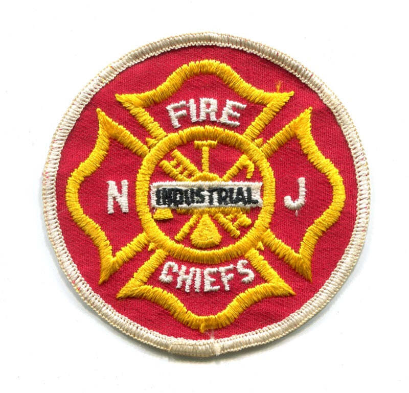 New Jersey State Fire Chiefs Industrial Patch New Jersey NJ | eBay