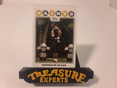 2008 Topps #394 Sedrick Ellis Rookie Card Saints Football Card NM-MT | eBay