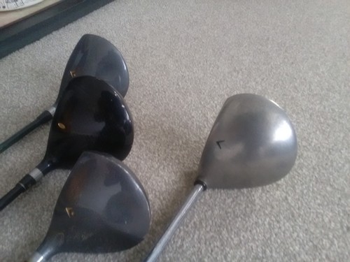 Callaway Big Bertha Driver with Ram 3 wood and Pinseeker 3 and 5 woods ...