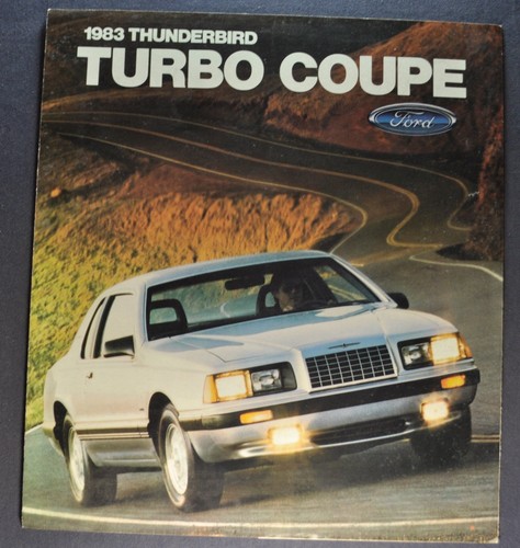 1983 Ford Thunderbird Turbo Coupe Brochure Folder Excellent Original 83 ...