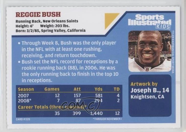 Reggie Bush Drawings