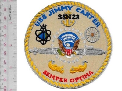 US Navy USN USS Jimmy Carter SSN 23 Submarine Seawolf-Class Sub Patch ...