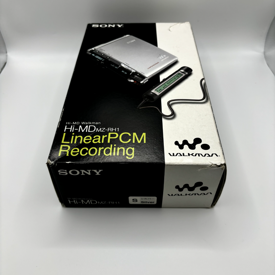 SONY MZ-RH1 Walkman Hi-MD MiniDisc Recorder Player Silver 2016 Tested ...