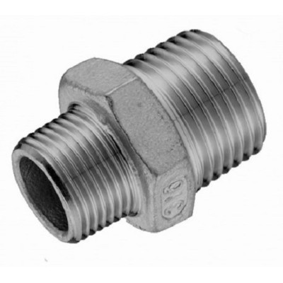 NIPLEX/NIPLES RIDOTTO FILETTATO IN ACCIAIO INOX AISI 316 IN VARIE ...