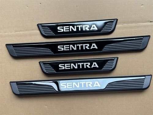 For Nissan Sentra Accessories Car Door Scuff Sill Cover Panel Step ...
