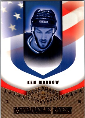 2004-05 Upper Deck Legendary Signatures Miracle Men Ken Morrow - #USA10 | eBay