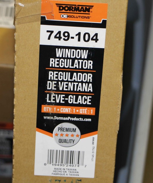 51337202479 749-104 Dorman Window Regulator Front Driver Left Side for ...
