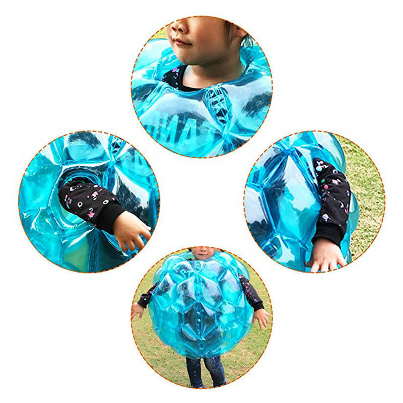 2PCS 60cm Inflatable Body Bubble Bumper Ball Wearable PVC Bopper Zorb ...